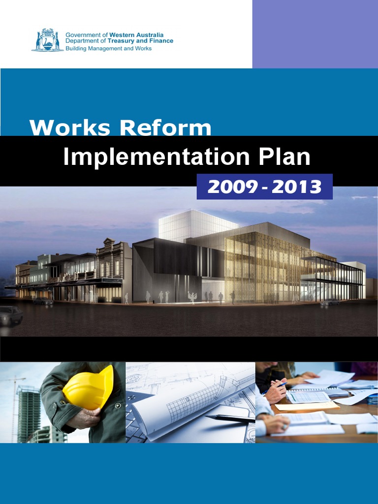 Works Reform Implementation Plan | Download Free PDF | Strategic ...