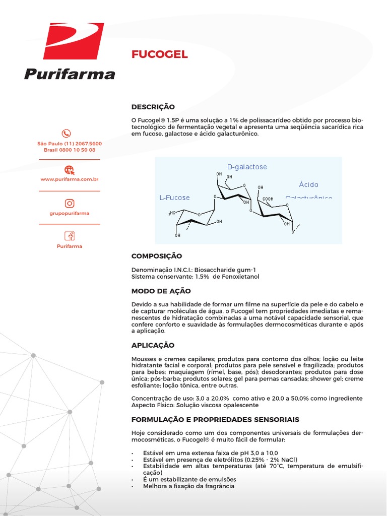 Fucogel Nova Literatura | PDF | Solução | Química