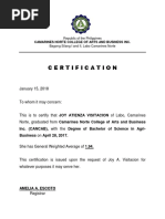 Certificate of Grades Template | PDF