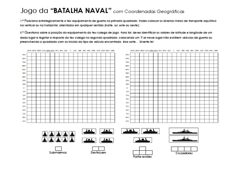 Jogo Batalha Naval | PDF