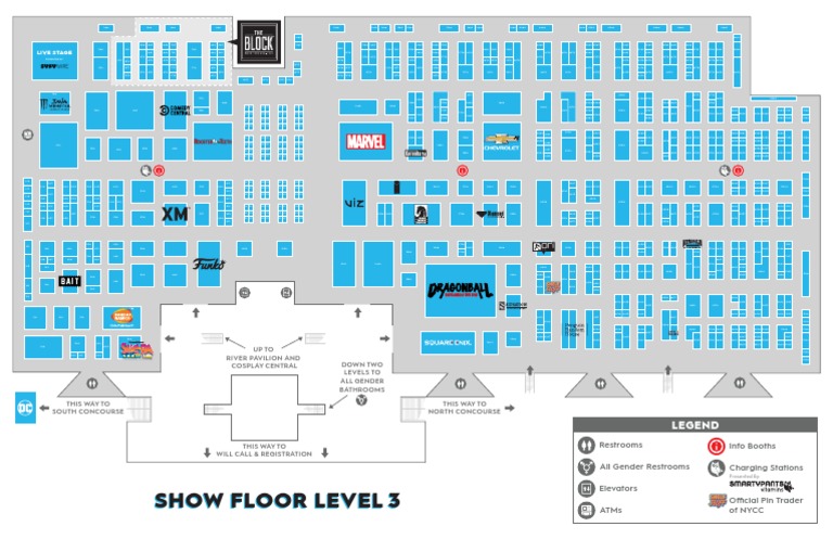 NYCC 2018 Show Floor Map | PDF | Violence