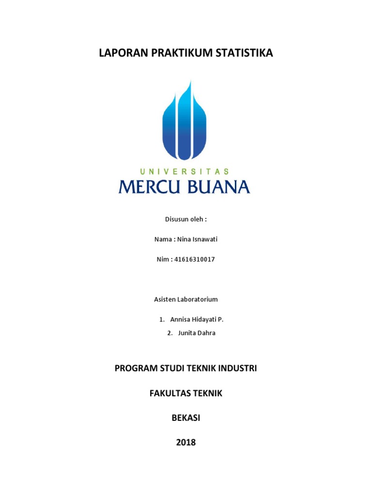 Laporan Praktikum Statistika | PDF