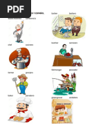 Profesiones en Ingles | PDF