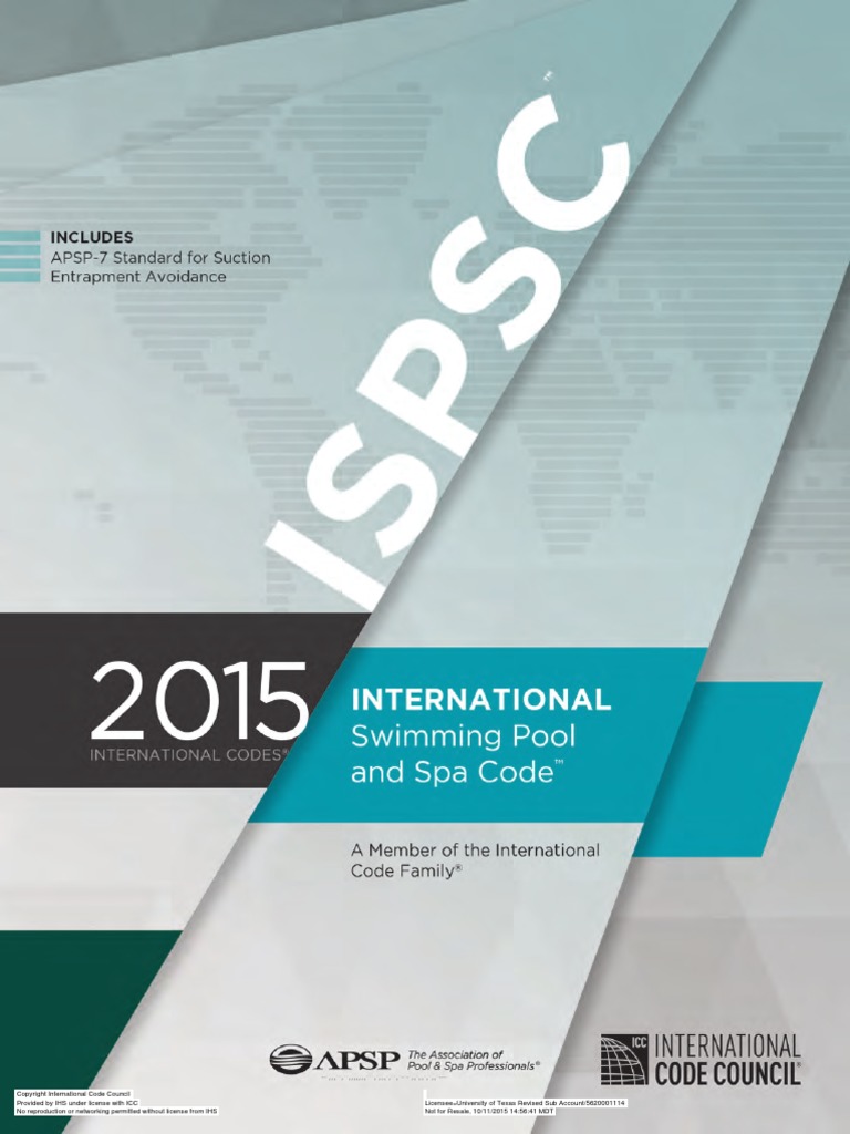 Ispsc 2015 PDF | PDF | Building Code | Swimming Pool