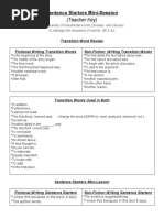 Reflection Sentence Starters | PDF | Career & Growth