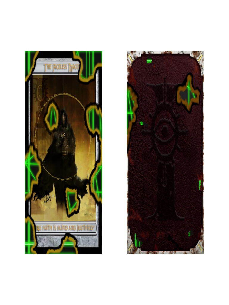 DARK HERESY - Illumination - Faceless Magus Cards | PDF