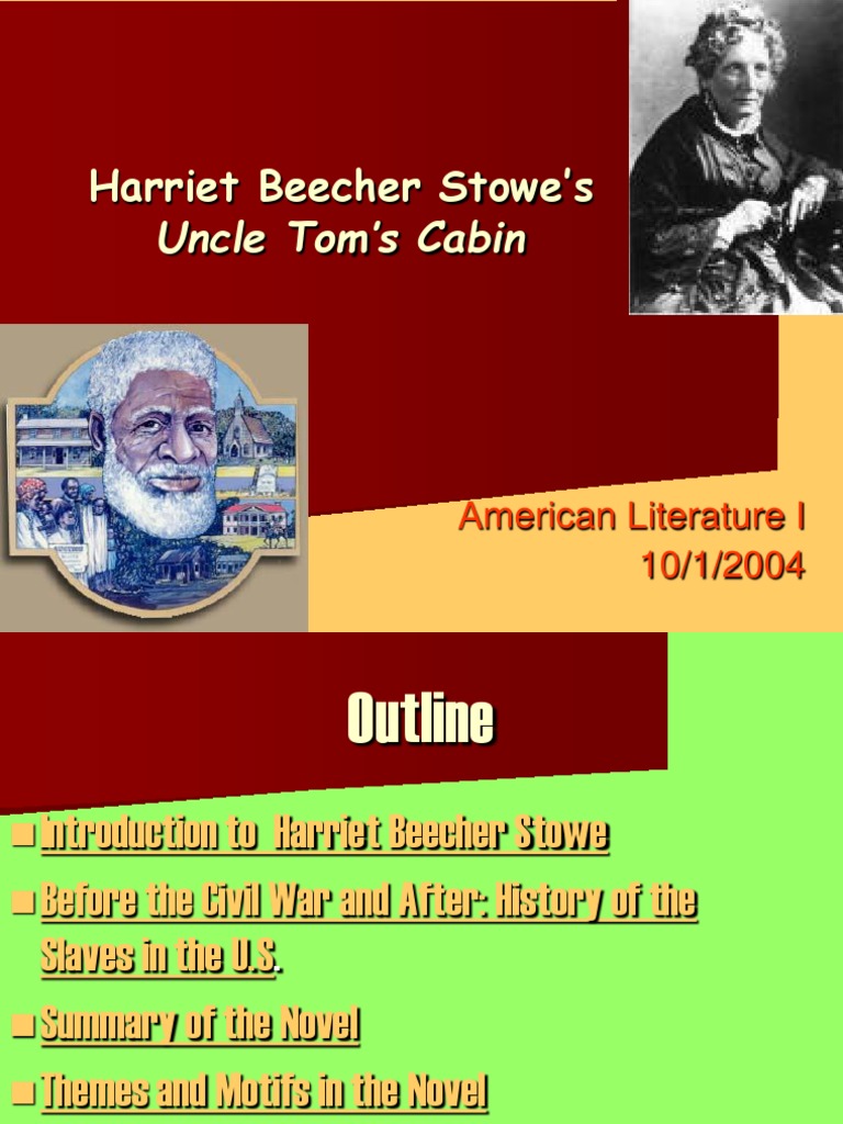 Harriet Beecher Stowe's: Uncle Tom's Cabin | PDF | Uncle Tom's Cabin ...