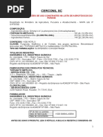 Reconil Bula | PDF | Embalagem e rotulagem | Agronomia