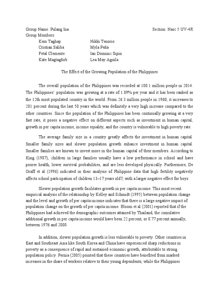 Position Paper PDF | PDF | Economic Growth | Poverty