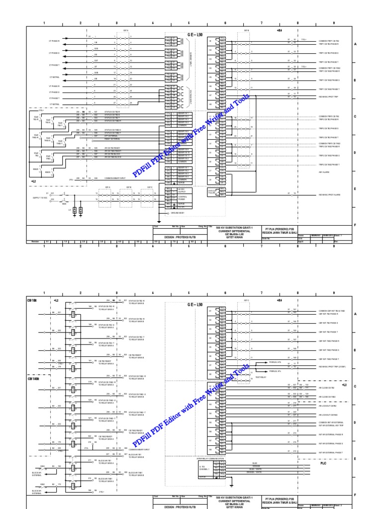 500kV Substation Current Differential Design | PDF | Mammal Genetics ...