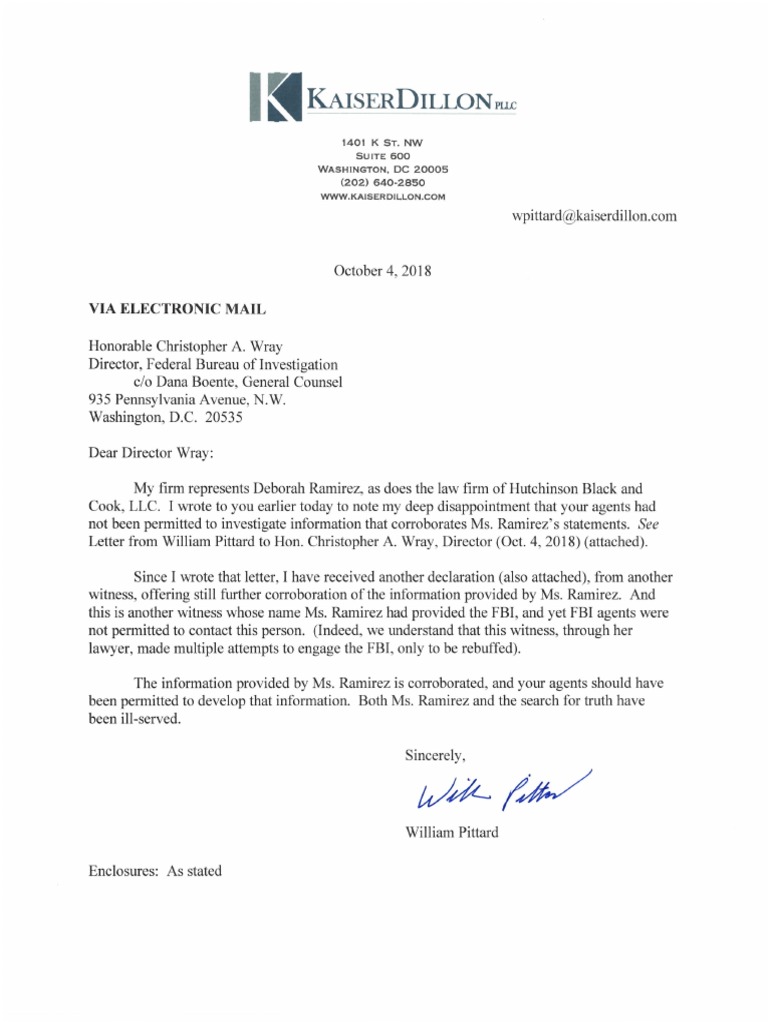 Ramirez Witness Letter | PDF