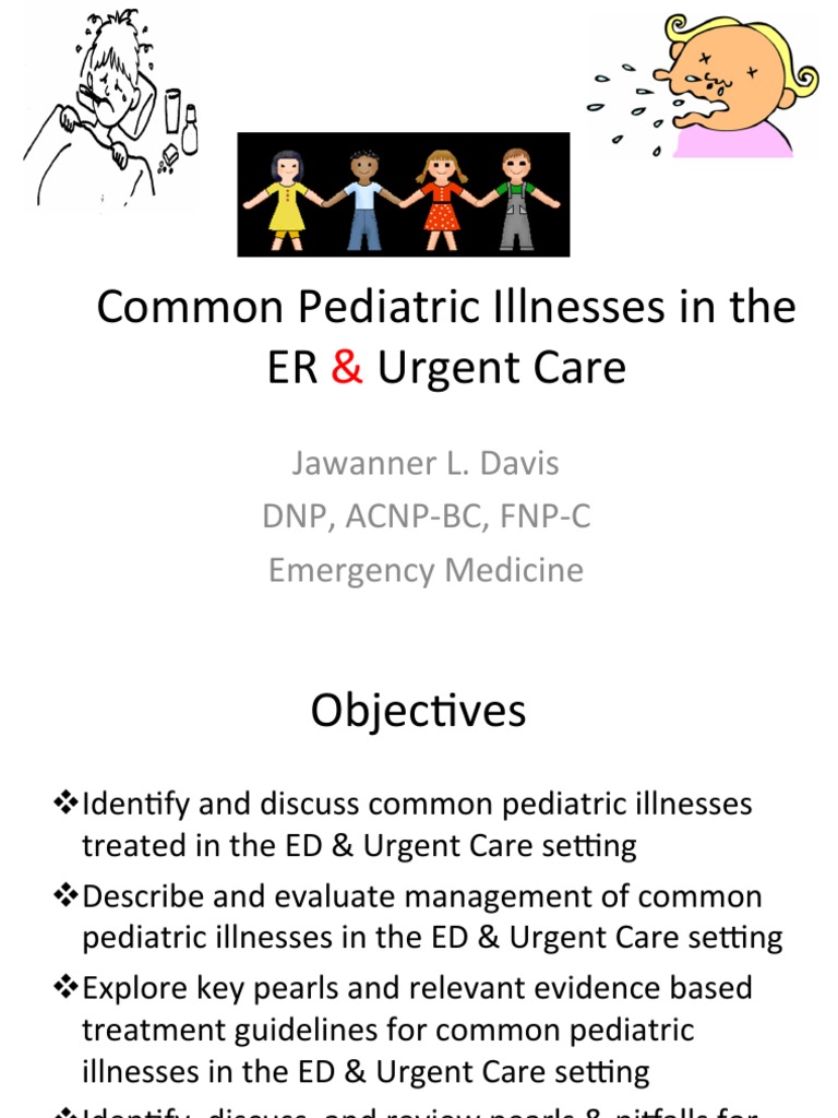 Common Pediatric Illnesses in The Er Urgent | PDF | Medicine | Medical ...