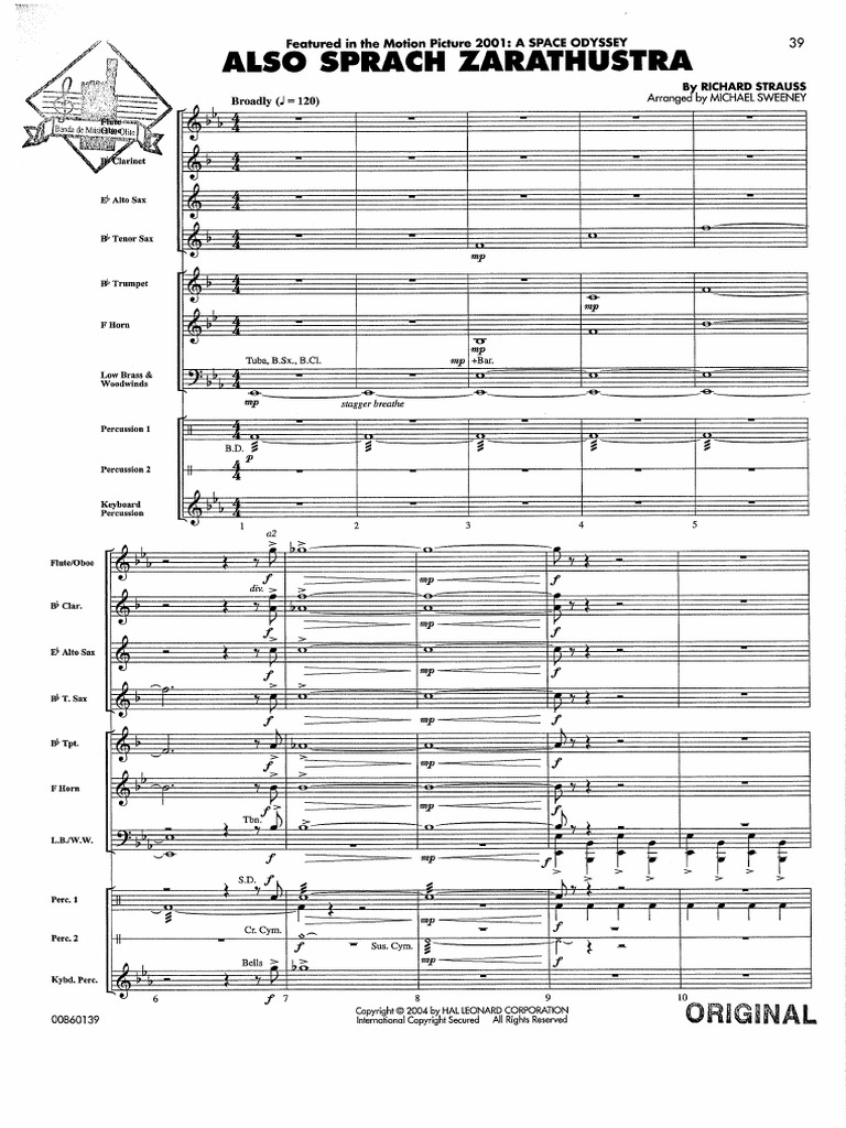 Also Sprach Zarathustra Banda | PDF