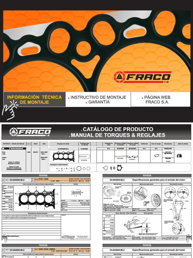 Info General Motor 2nz | PDF | Pistón | Engranaje