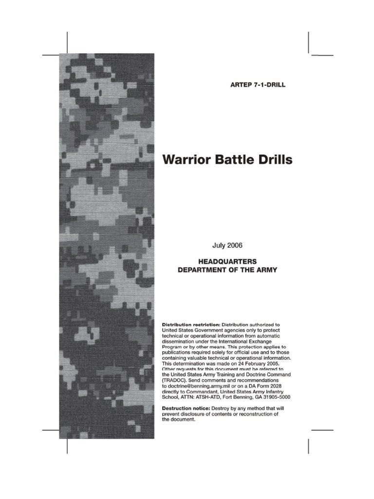 Artep 7 1 Drill | PDF | Platoon | Artillery