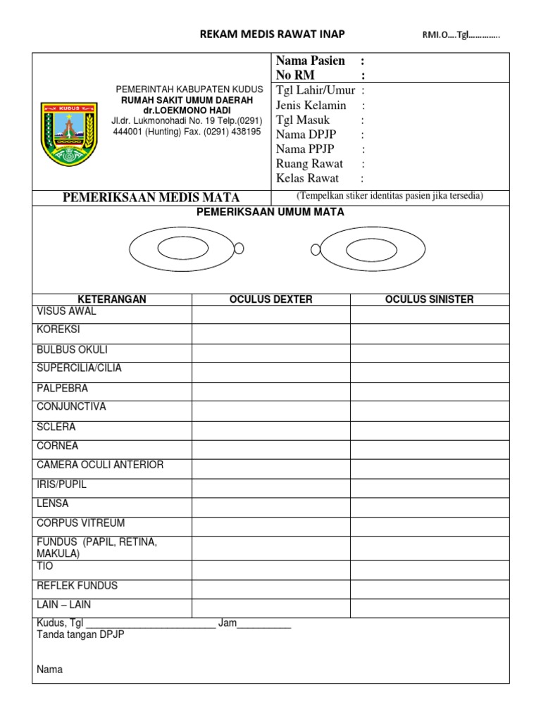 Rekam Medis Rawat Inaprmi | PDF