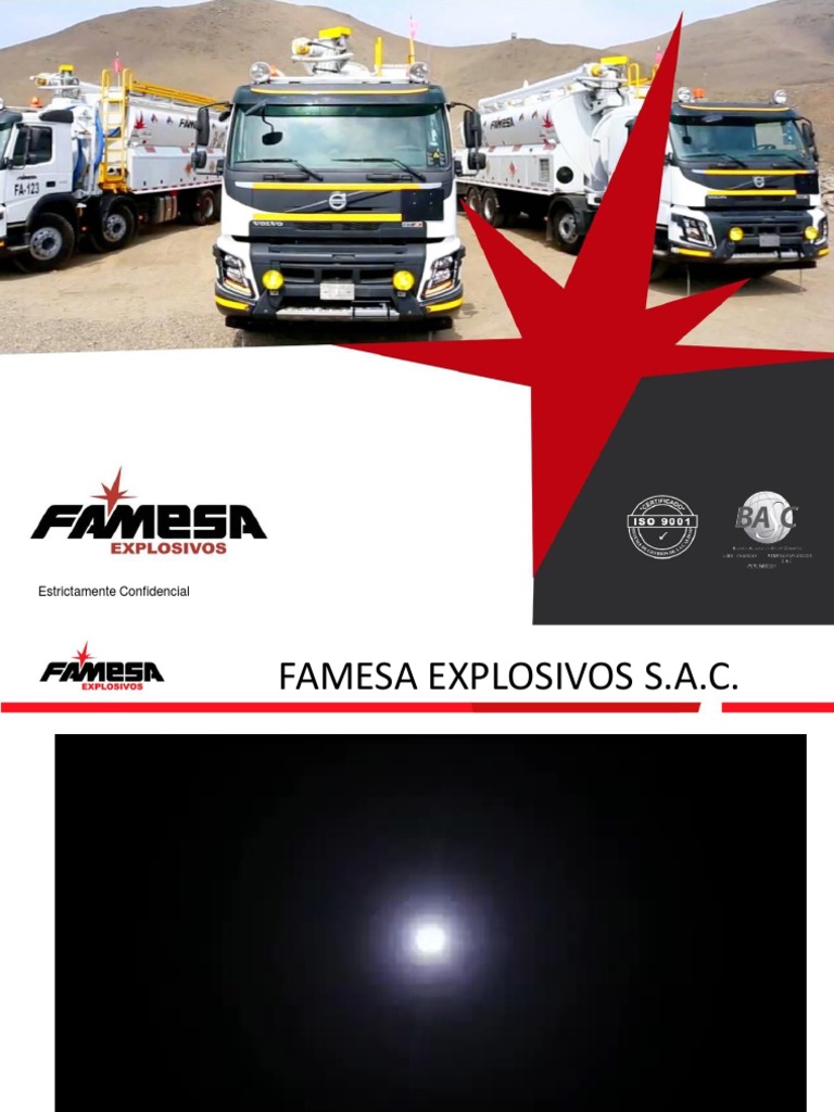 Breve Reseña de Famesa Explosivos S.A.C | PDF