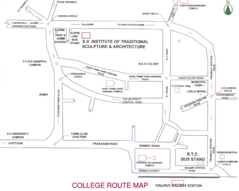 Tirupati to Tirumala Route Map | PDF