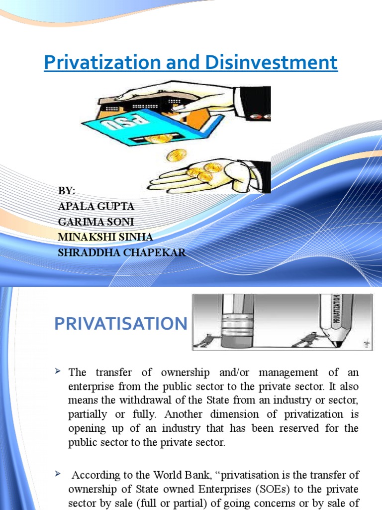 Disinvestment and Privatization in India | PDF | Profit (Accounting ...