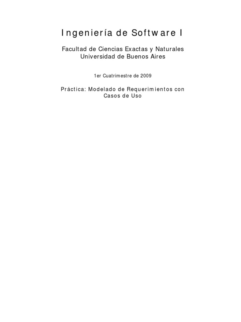 Modelado de Requerimientos Con Casos de Uso | PDF | Caso de uso ...