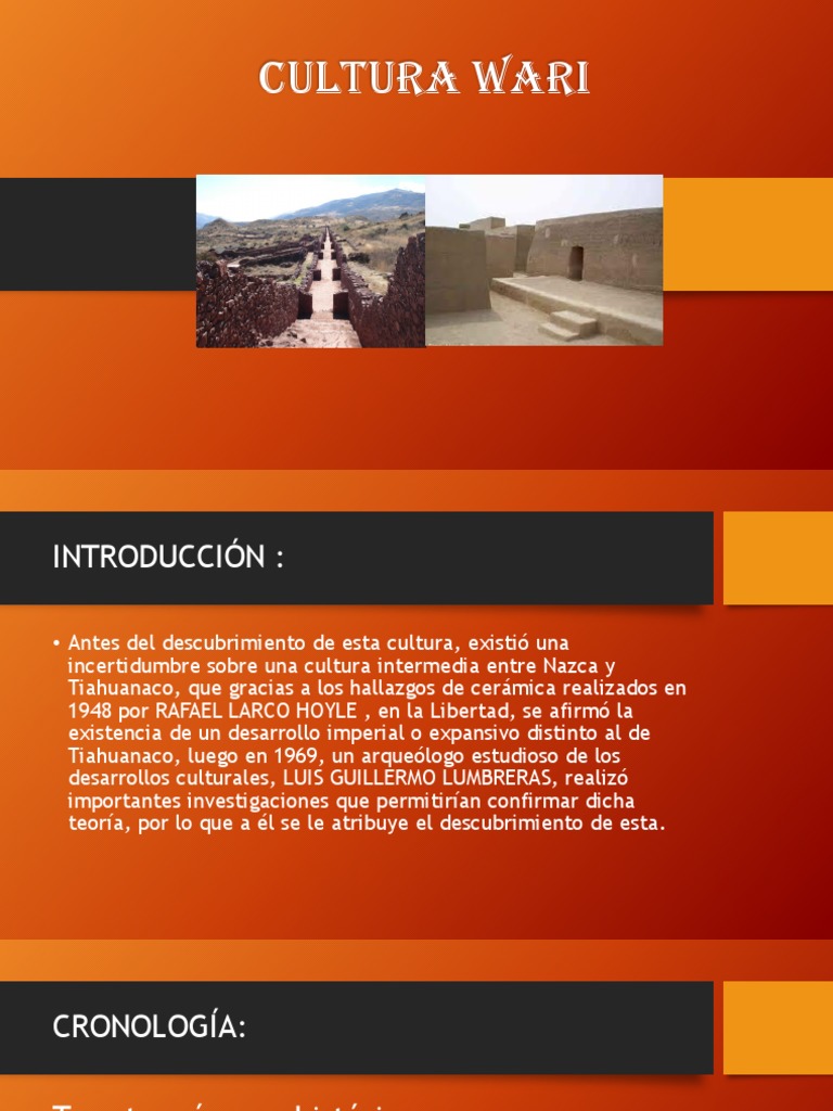 Cultura Wari | Arqueología | Cultura (general)
