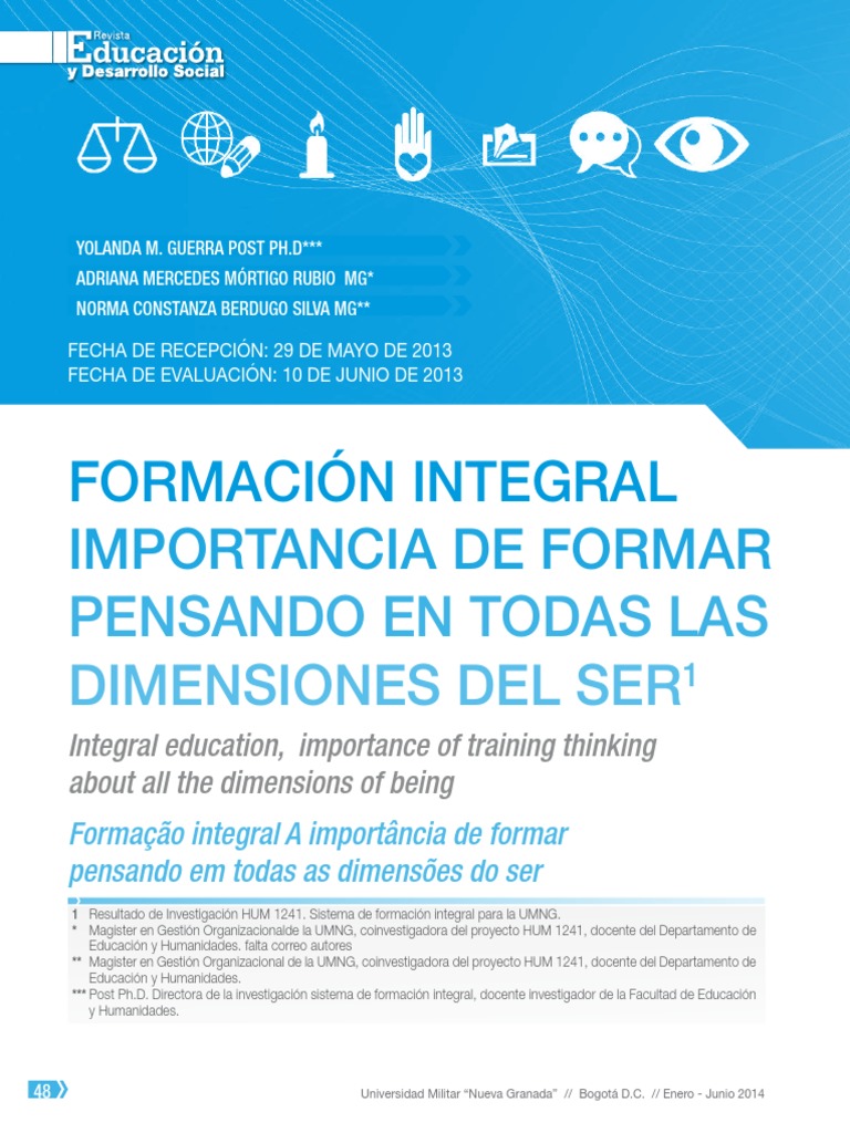 Formación Integral | PDF | Bienestar | Maestros