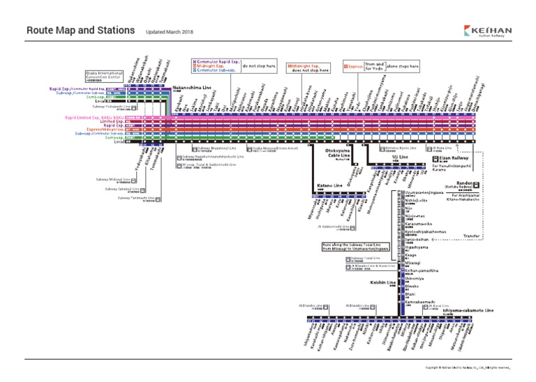 Route Map and Stations: Updated March 2018 | PDF