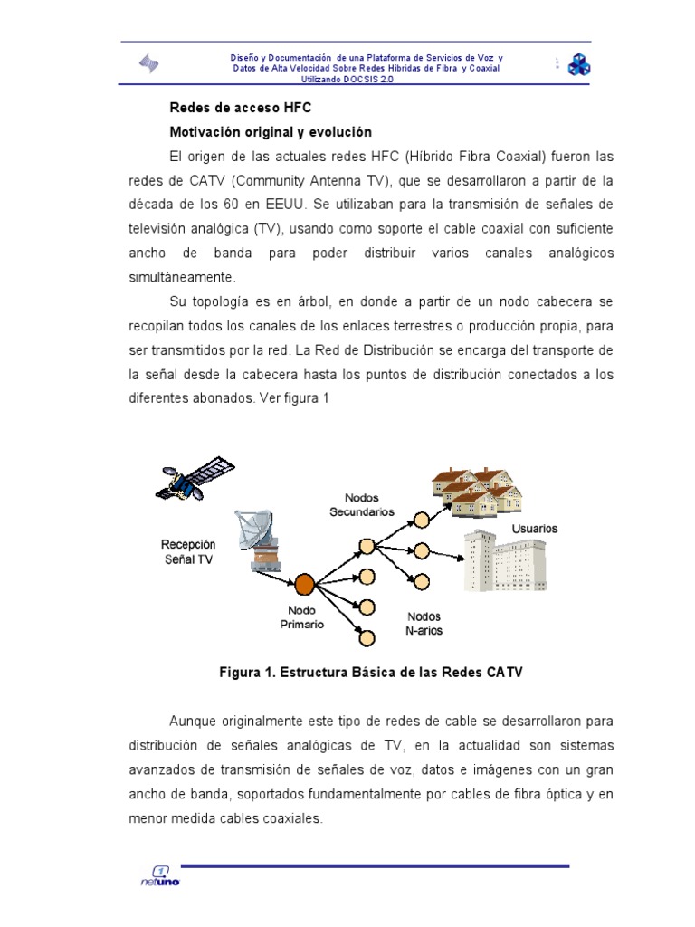 Plataforma de Servicios HFC con DOCSIS 2.0 | PDF | Red de computadoras ...
