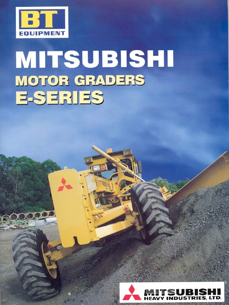 Mitsubishi Graders Mg130 E, Mg230ii E, Mg330 e | PDF