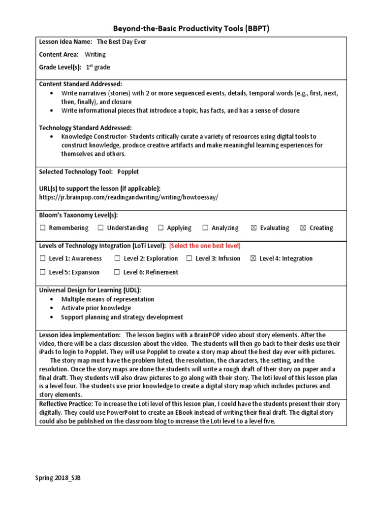 Beyond-the-Basic Productivity Tools (BBPT) : (Select The One Best Level) | PDF