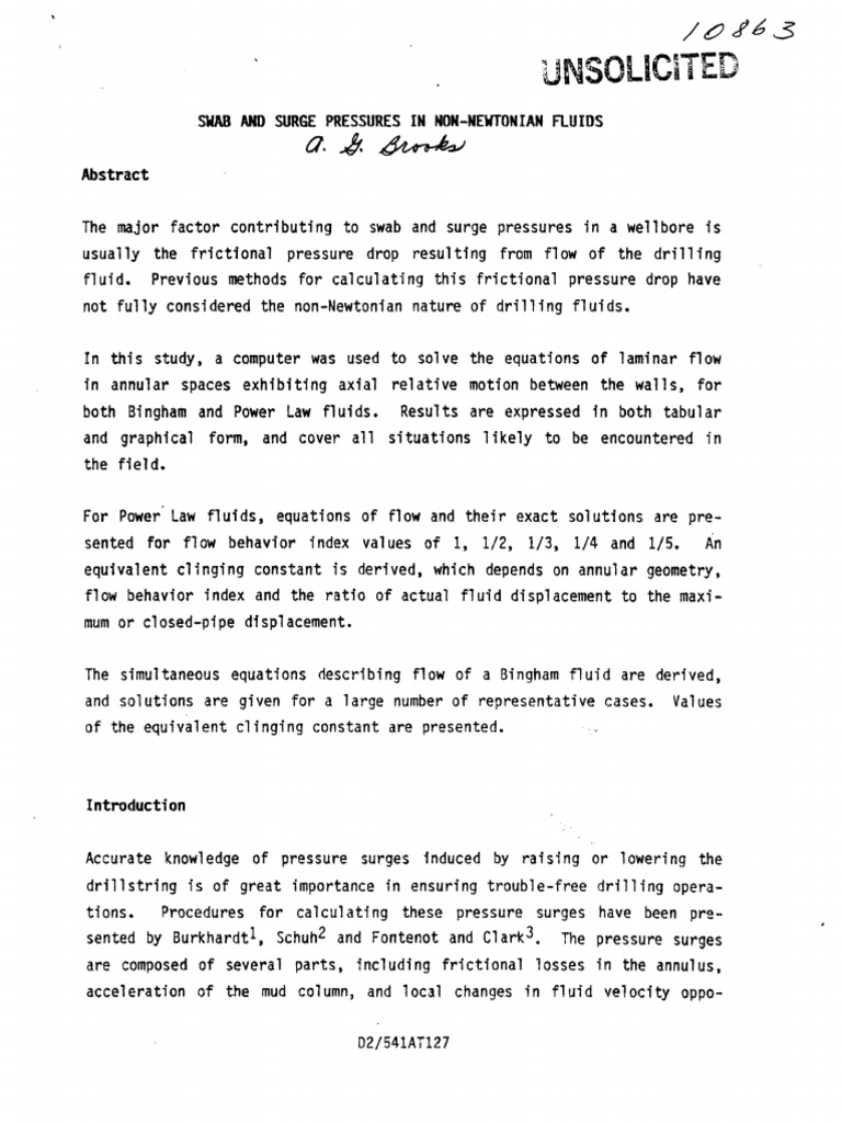 Brooks 1982 PDF | PDF | Fluid Dynamics | Shear Stress