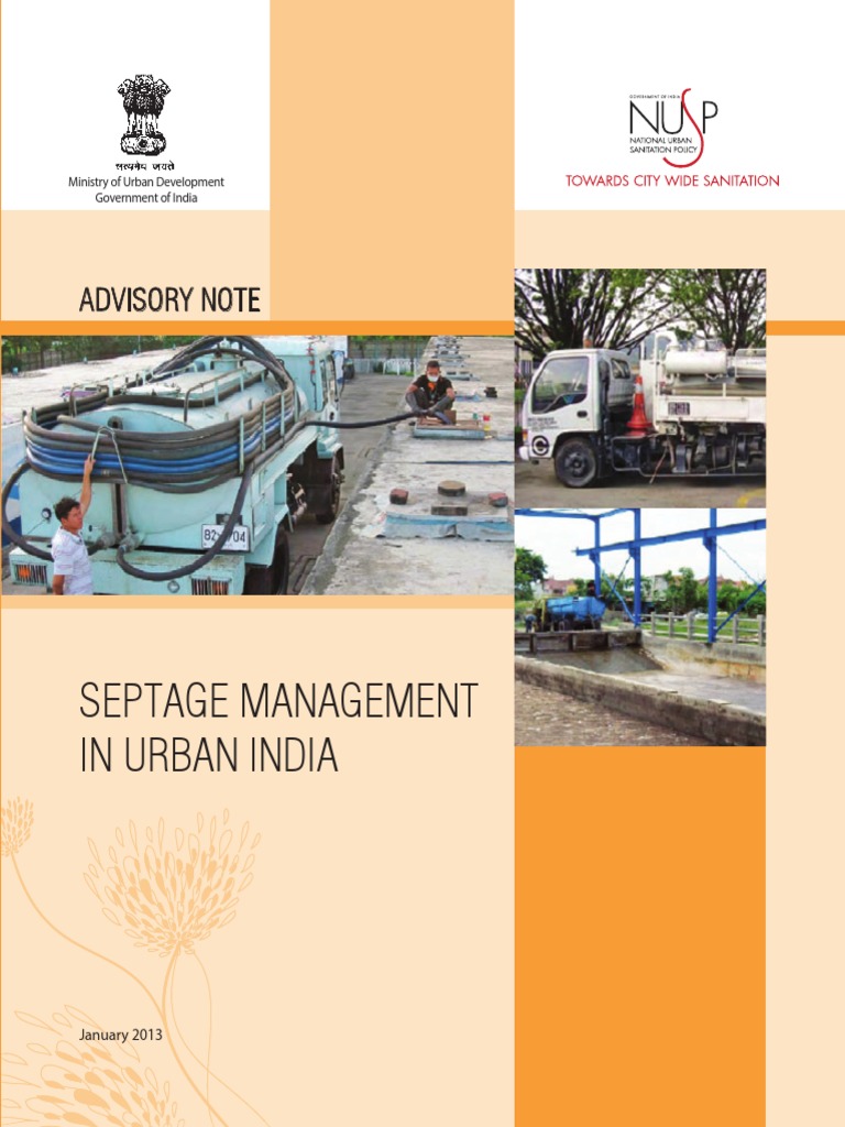 Advisory Note SM | PDF | Sanitation | Septic Tank