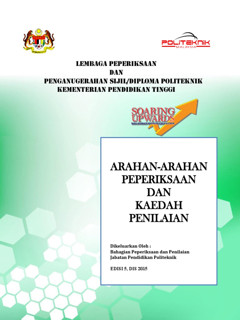 BPN - Edisi 5 Arahan-Arahan Peperiksaan Dan Kaedah Penilaian (Diploma) PDF | PDF