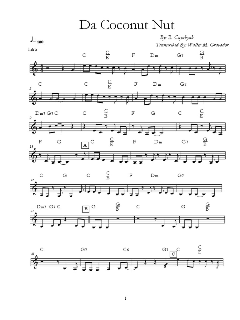 Da Coconut Nut | PDF