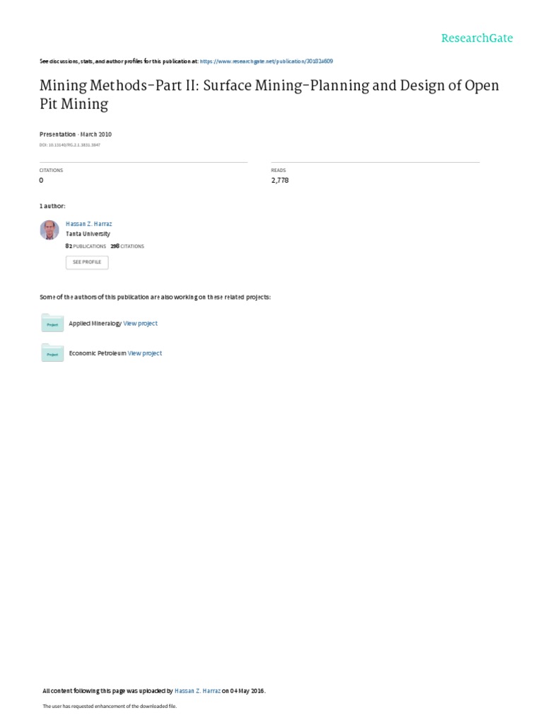 Manual Guidelines Mine Haul Road Design Haul Trucks Roads Planning ...