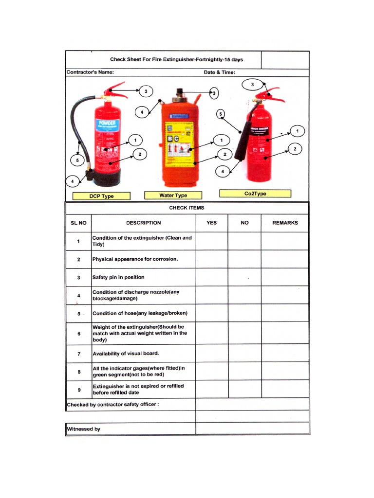 All Machine Checklist Format | PDF