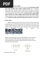 Bahan Ajar Struktur Dan Tata Nama Alkana, Alkena, Dan Alkuna | PDF