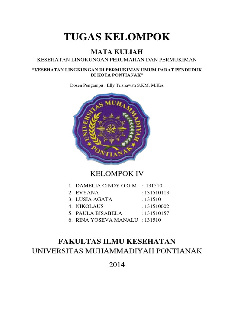 Cover Tugas Kelompok | PDF