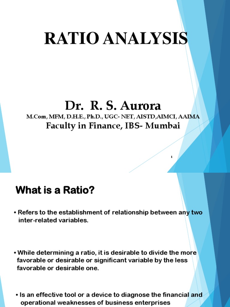 Ratio Analysis | Download Free PDF | Revenue | Dividend