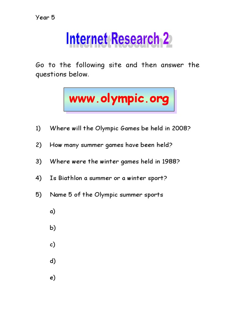 Go To The Following Site and Then Answer The Questions Below | PDF