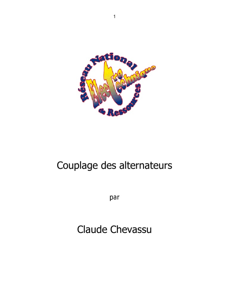 Couplage Reseau HT | PDF | Générateur électrique | Puissance (physique)