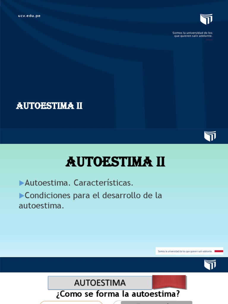 Anexo Autoestima II | PDF | Autoestima | Metafísica de la mente