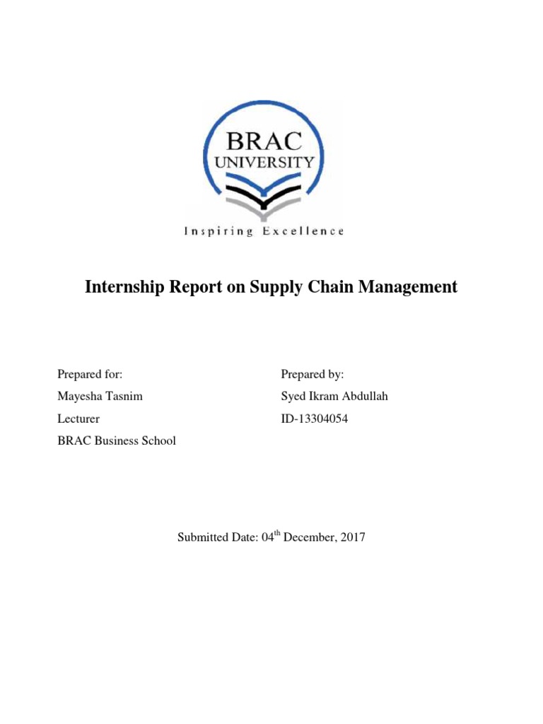 Supply Chain Management - BBA | PDF | Supply Chain | Supply Chain ...