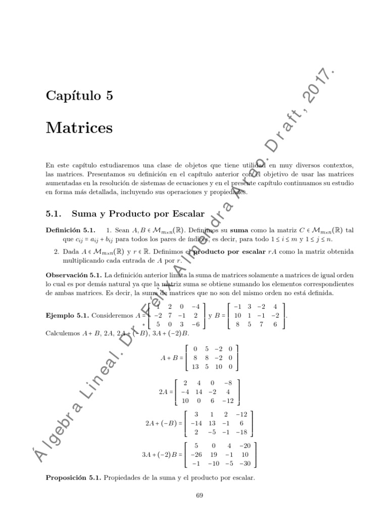 5 Matrices - New PDF | PDF | Prueba matemática | Matriz (Matemáticas)