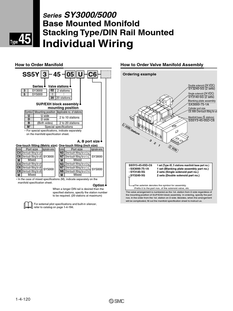 SY5000 Stacking | PDF | Electrical Connector | Direct Current