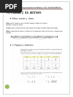 Pulso Acento Ritmo Compas | PDF | Tempo | Ritmo