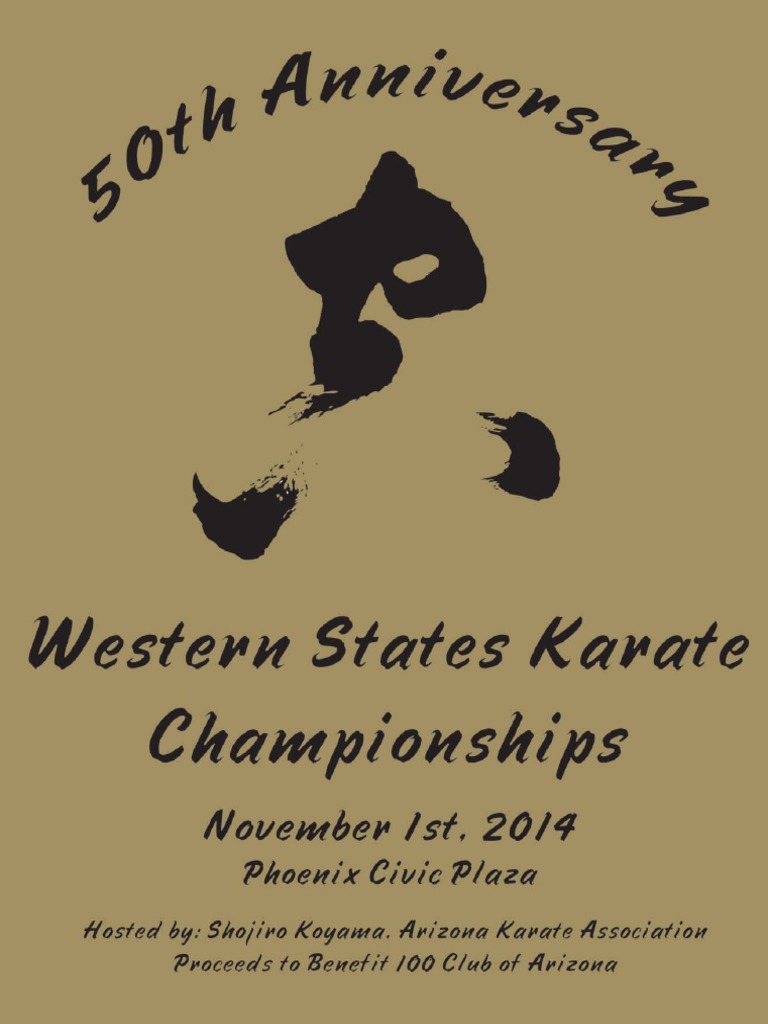 2014 WSKC Program 10-23-2014 | PDF | Karate | Prayer