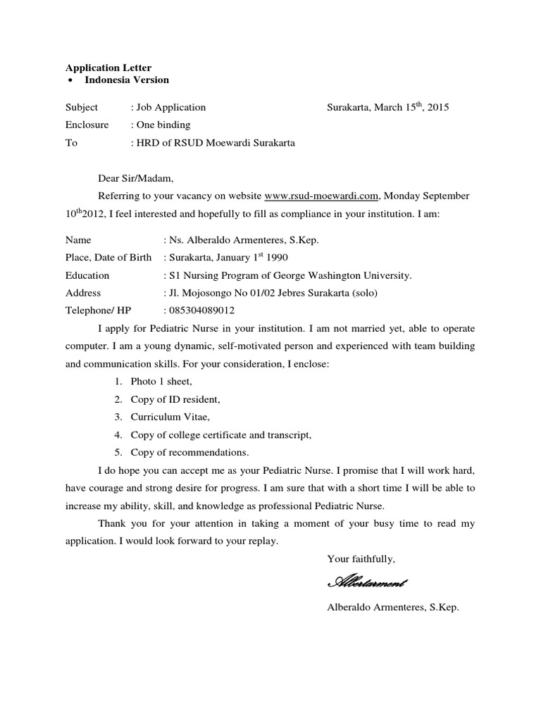 Application Letter | PDF | Behavior Modification