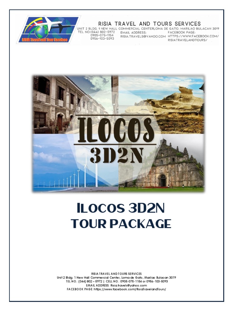 3d2n Ilocos Tour Package | PDF | Business
