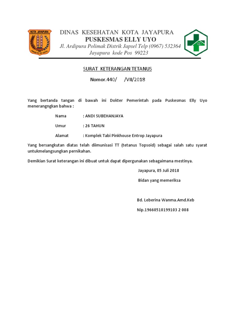 Surat Keterangan Kehamilan | PDF